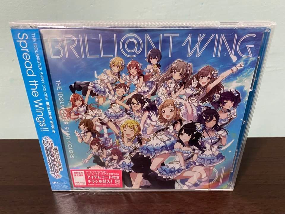 買動漫 | THE IDOLM@STER 偶像大師 閃耀色彩 日版 通常盤 CD BRILLI@NT WING 01 Spread the Wings!! 櫻木真乃 風野燈織 八宮繚 芹澤朝陽 ...
